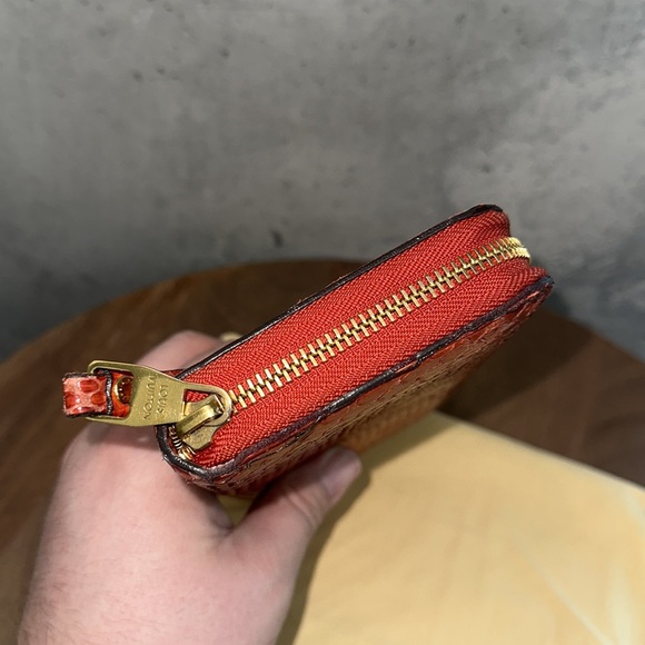 Louis Vuitton | Bags | Louis Vuitton Snake Skin Zippy Wallet Clutch ...